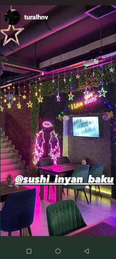 Suşi restoranı Sushi Inyan, Bakü, foto