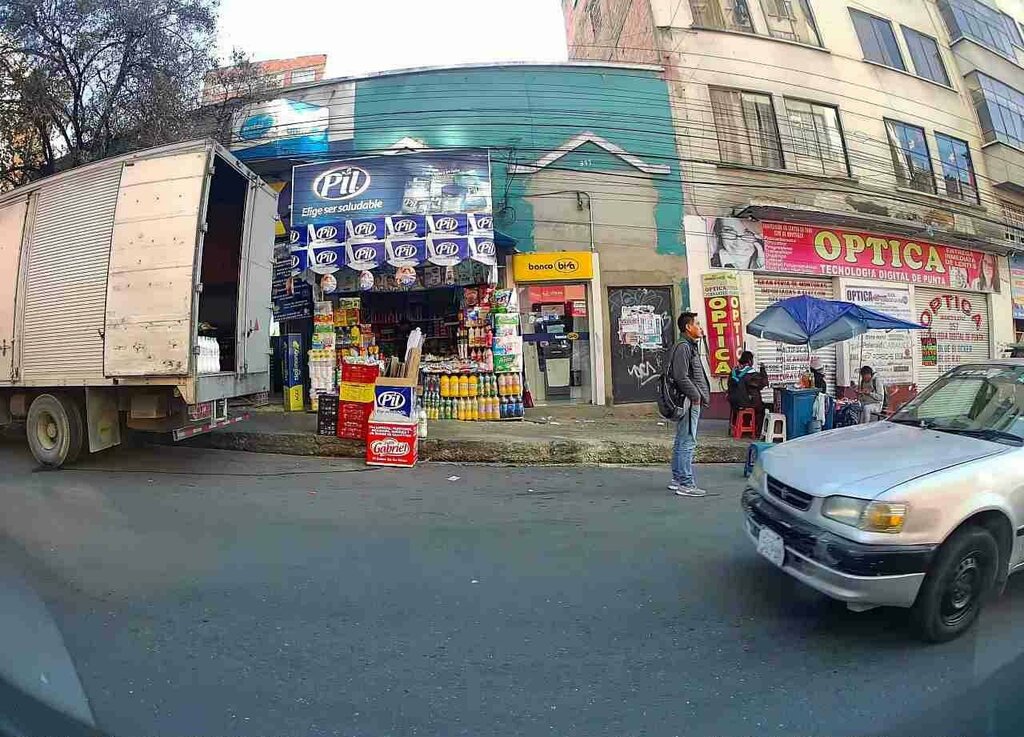 ATM'ler Banco Bisa, La Paz, foto