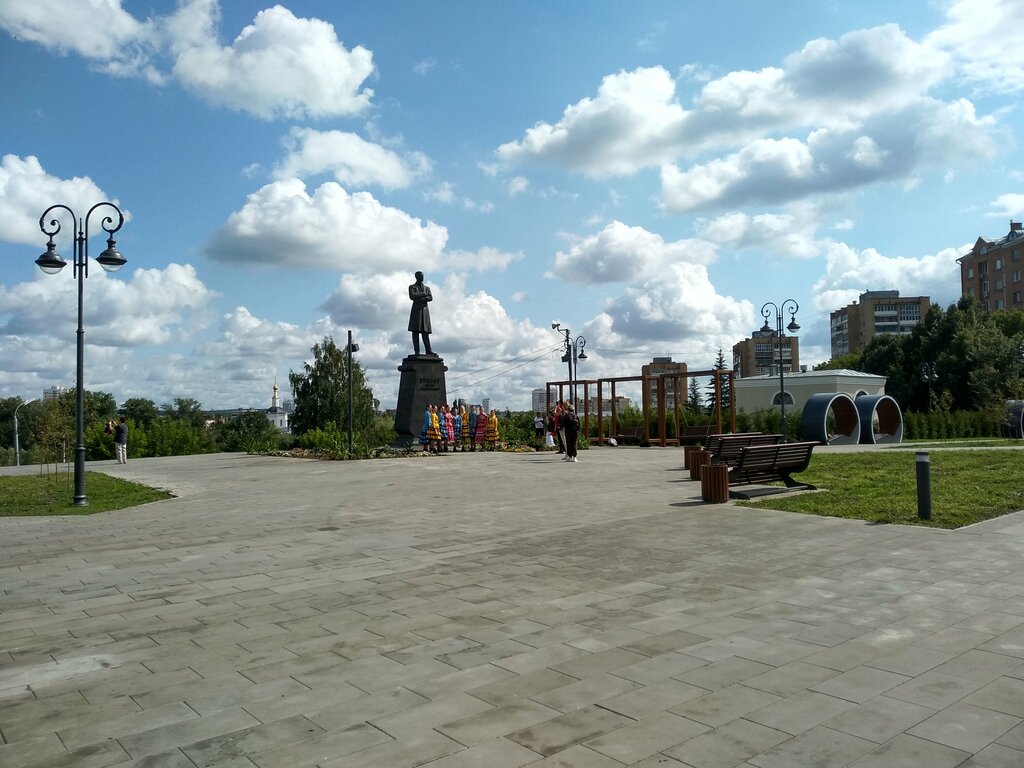 Kültür ve eğlence parkları сквер Орловских литераторов, Orel, foto