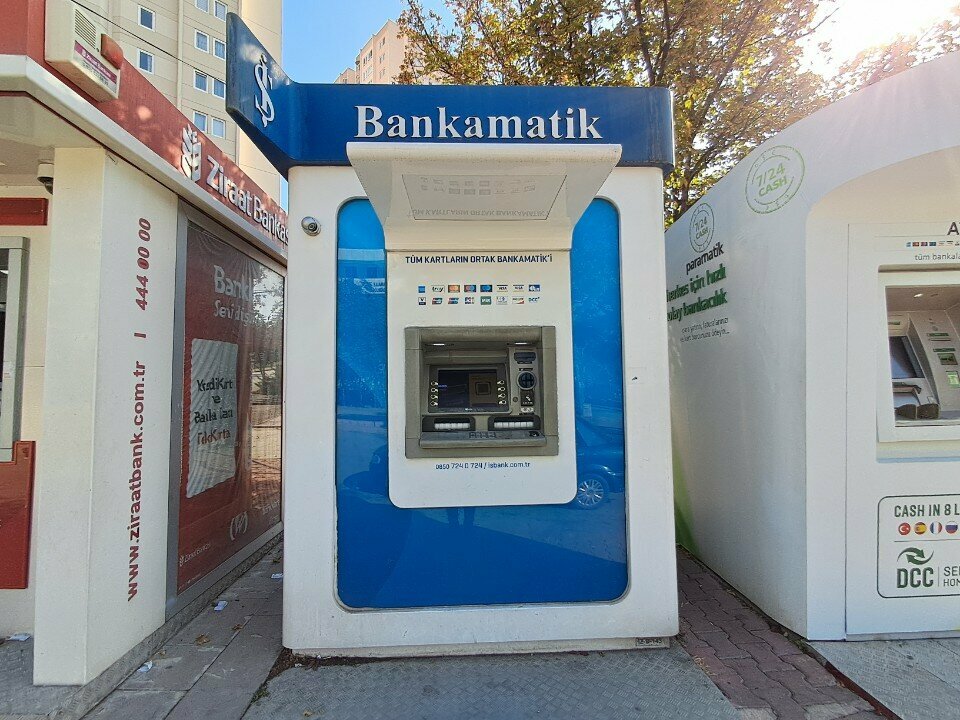 ATM'ler Türkiye İş Bankası Bankamatik, Ankara, foto