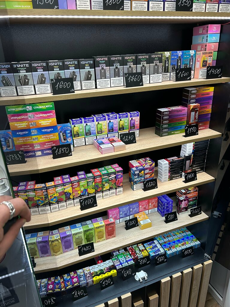 Elektronik sigara satış noktaları Vape Pug, Moskova, foto