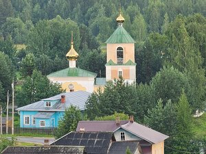 Tserkov Mikhaila Arkhangela v Arkhangelskom (Vologda Region, Sokolskiy munitsipalny okrug, selo Arkhangelskoye), ortodoks kiliseleri  Vologodskaya oblastından