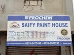 Saify paint house (Badar Commercial 7th Street No:46C), boya ve cila malzemeleri üretim ve satış yerleri  Karaçi'den