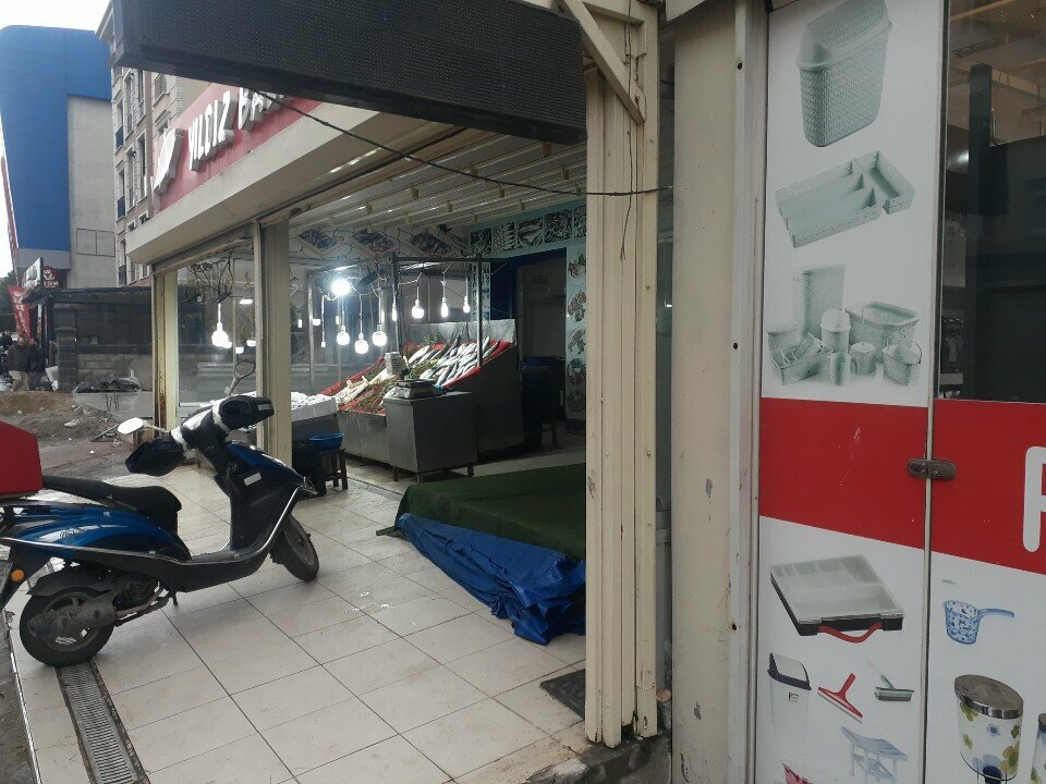 Balık ve deniz ürünleri Yıldız Balık Pazarı, İstanbul, foto