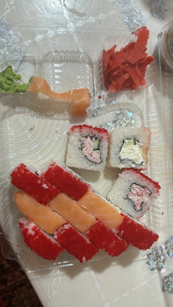 Fast food Sushi tema, Taldıkorgan, foto