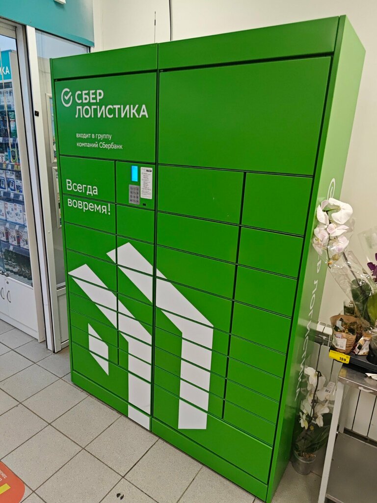 Parsel otomatı Sberlogistika, Moskova, foto