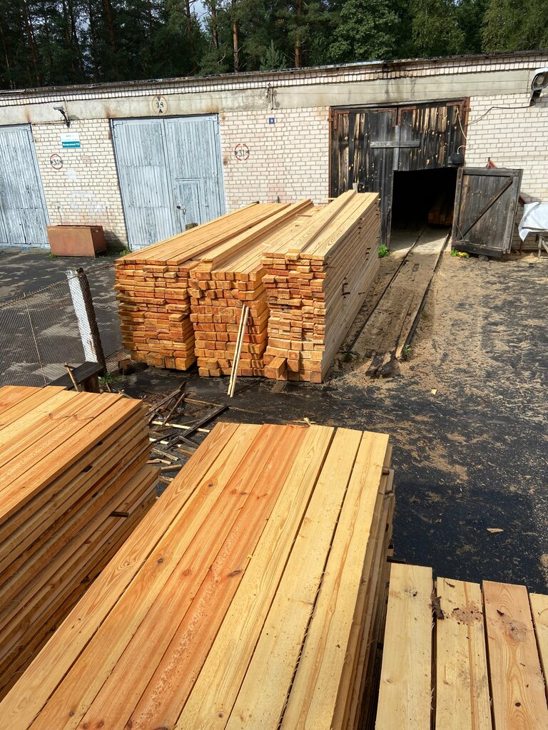 Ahşap endüstrisi Пиломатериалы, Kostromskaya oblastı, foto