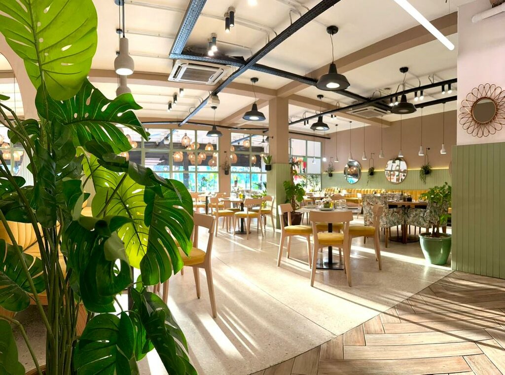 Teslimat noktası Café des jardins, Abican, foto