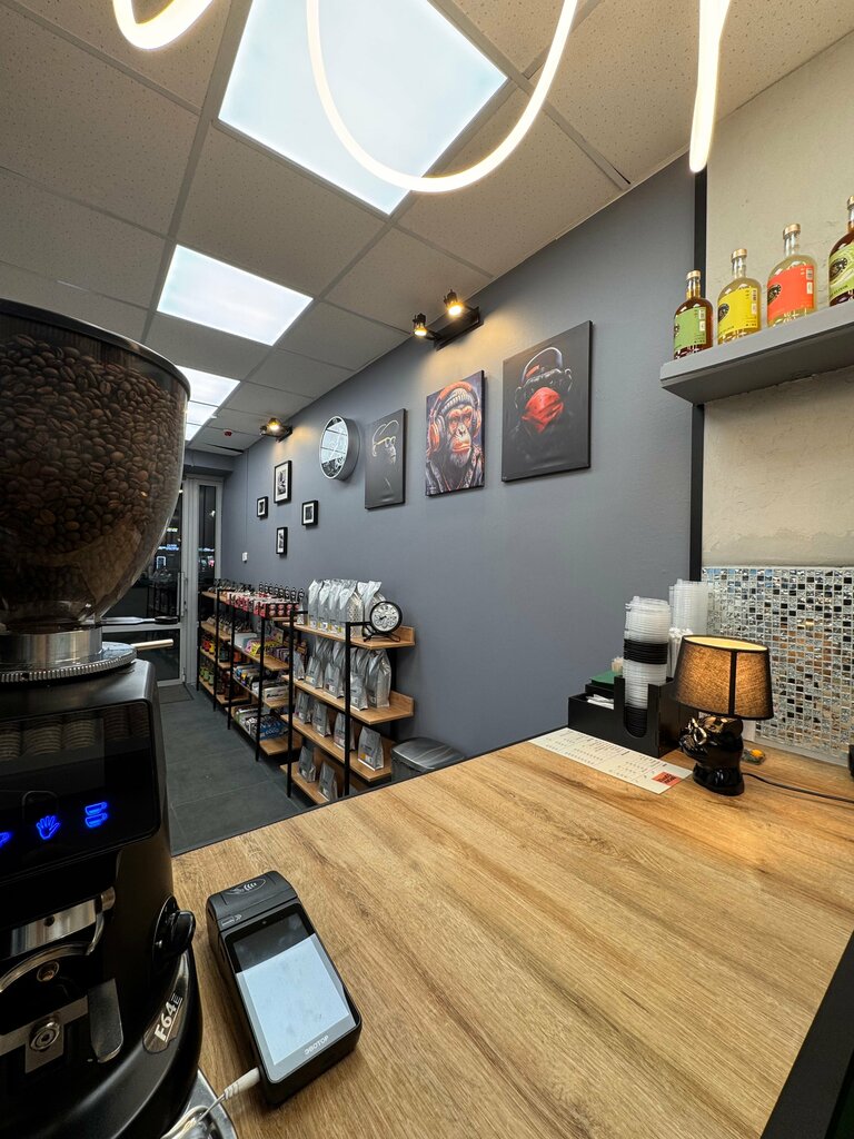 Kahve dükkanları Bronx Coffe, Moskova, foto