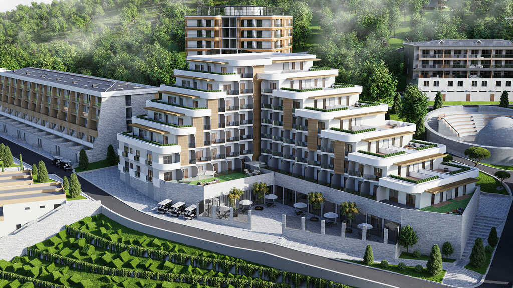 Konut blokları Tushlar Vodiysi, Taşkent eyaleti, foto