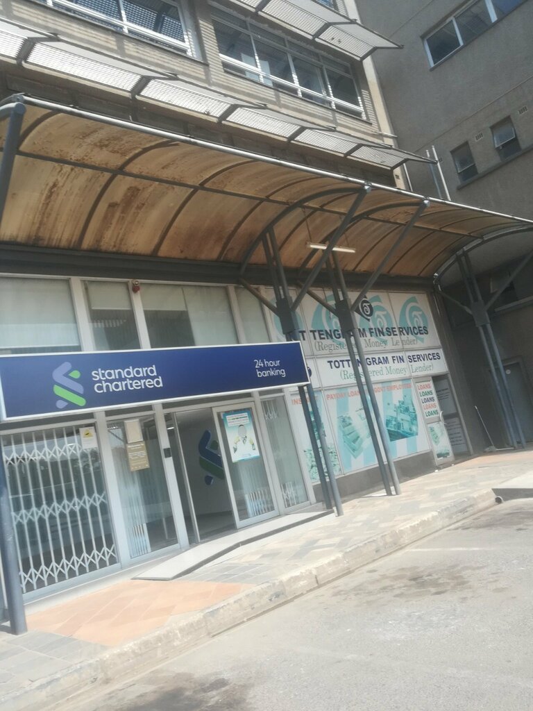 ATM'ler Standard Chartered Bank, Lusaka, foto