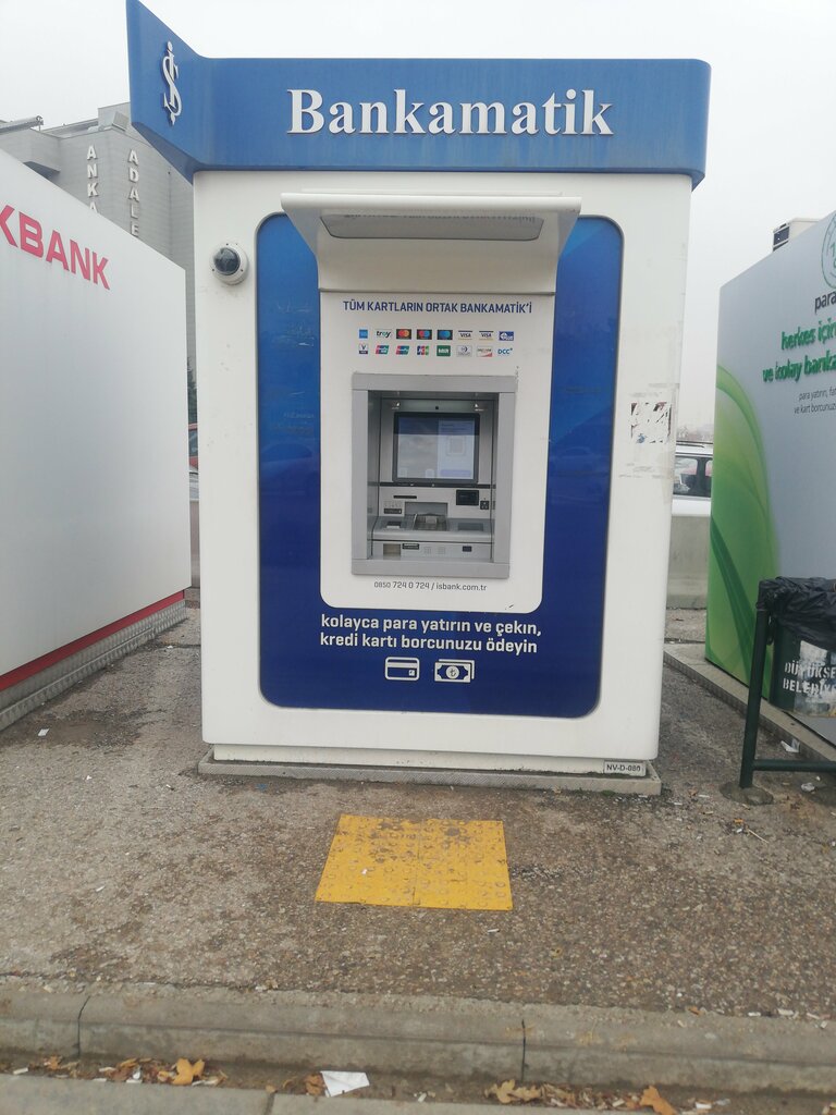 ATM'ler Türkiye İş Bankası Bankamatik, Ankara, foto