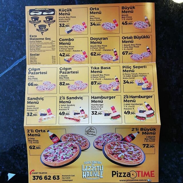 Restoran Pizza Time, Ankara, foto