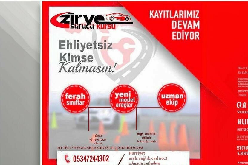 Sürücü kursları Özel Kahta Zirve Motorlu Taşıt Sürücüleri Kursu, Kâhta, foto