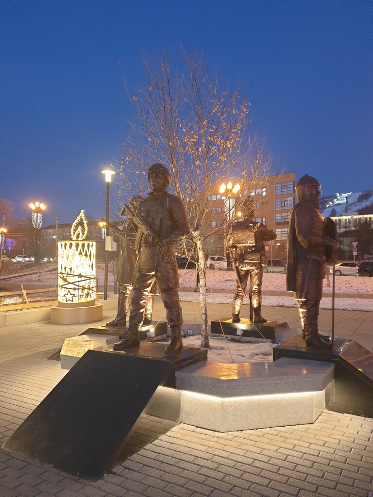 Kültür ve eğlence parkları сквер Защитников Отечества, Sakhalinsk, foto