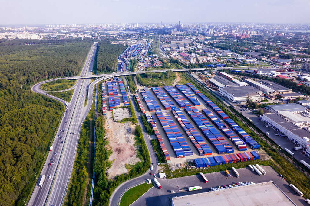 Konteyner terminali Транком, Yekaterinburg, foto