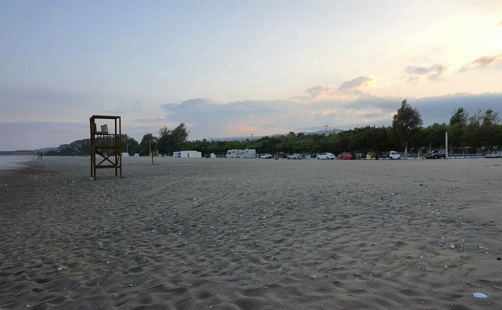 Kamp alanları Su plajı kamp alanı, Erdemli, foto