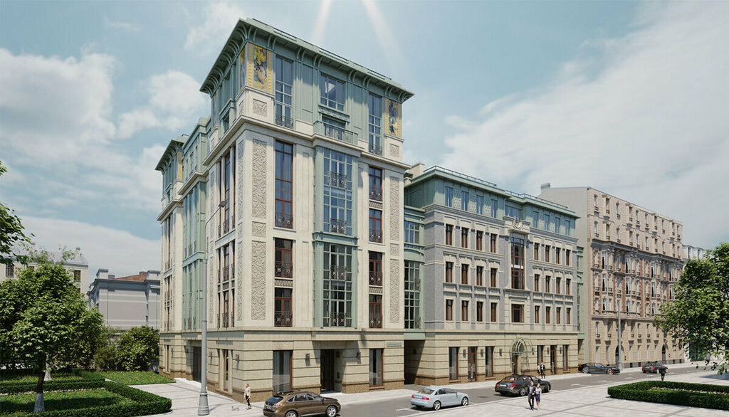 Konut blokları Бакст на Патриарших, Moskova, foto