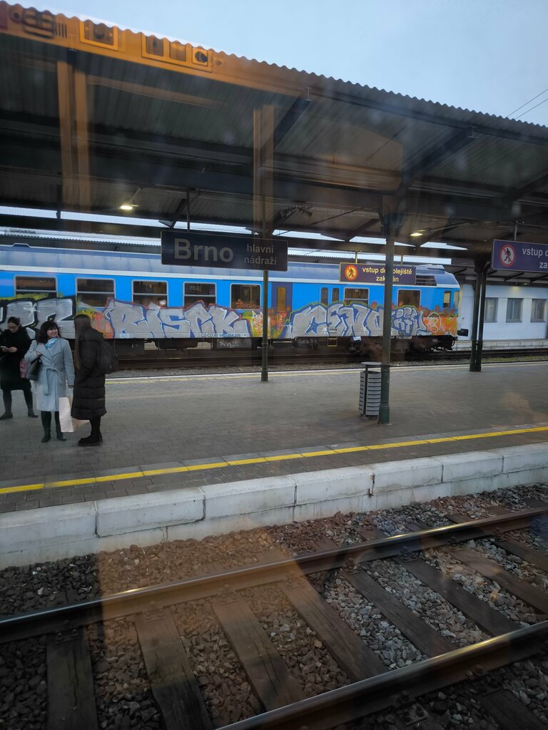 Tren istasyonu Brno Hlavní nádraží, Brno, foto