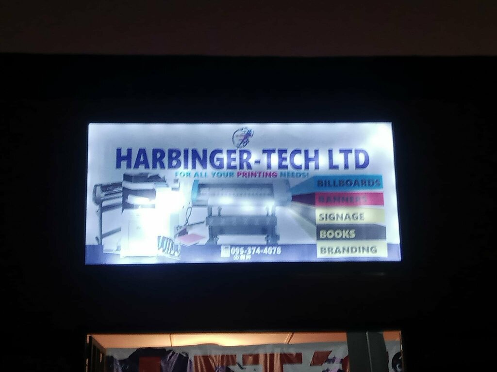 Dijital baskı Harbinger Tech Ltd, Lusaka, foto