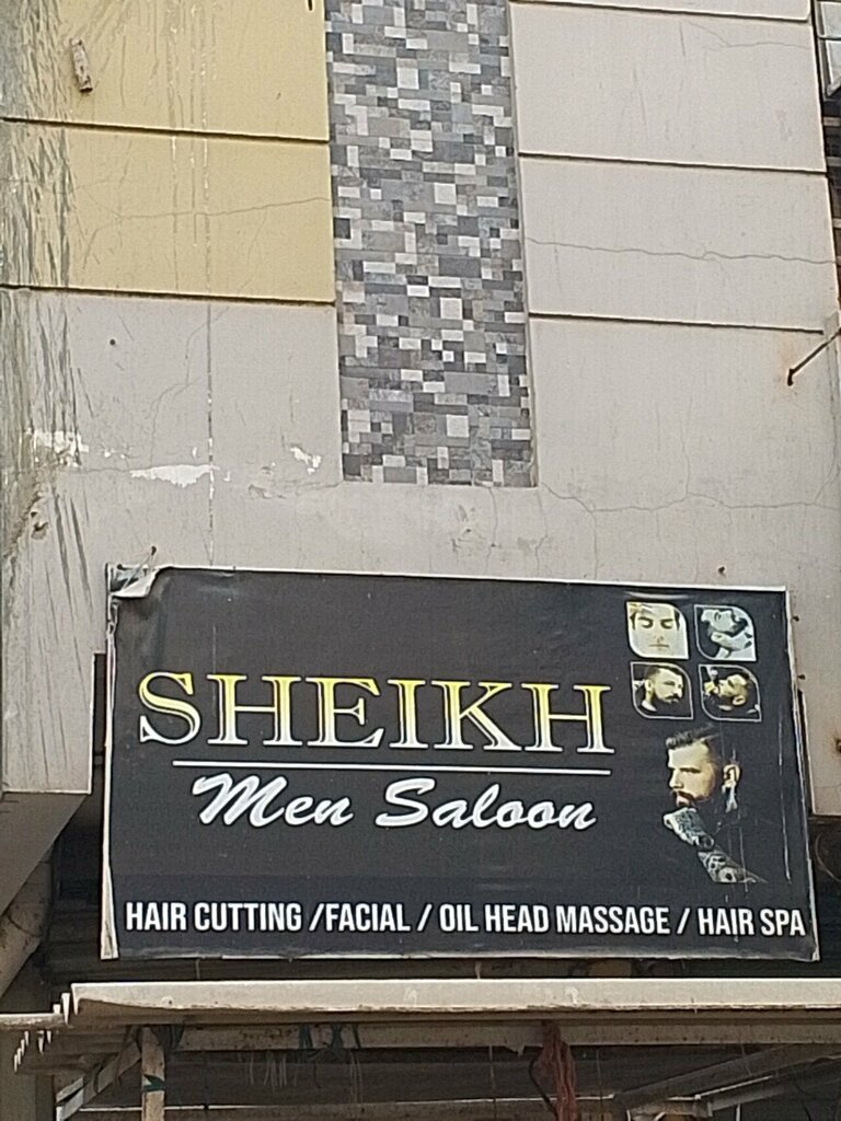 Kuaförler Sheikh men saloon, Karaçi, foto
