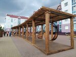 Swing bench (Yamalo-Nenets Autonomous Area, Gubkinskiy, ulitsa Neftyanikov), bank  Gubkinski'den