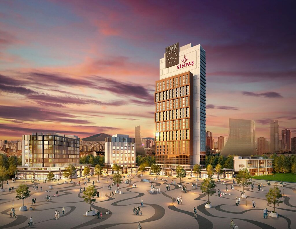 Konut blokları Sinpas Finans Sehir, İstanbul, foto