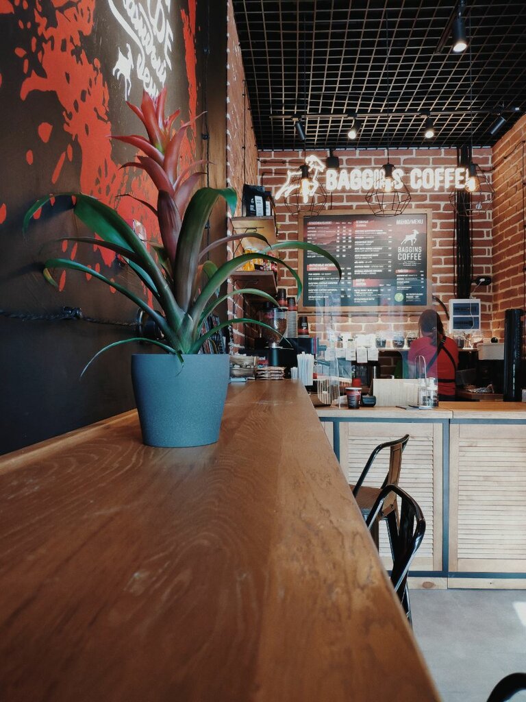 Kahve dükkanları Baggins Coffee, Saint‑Petersburg, foto
