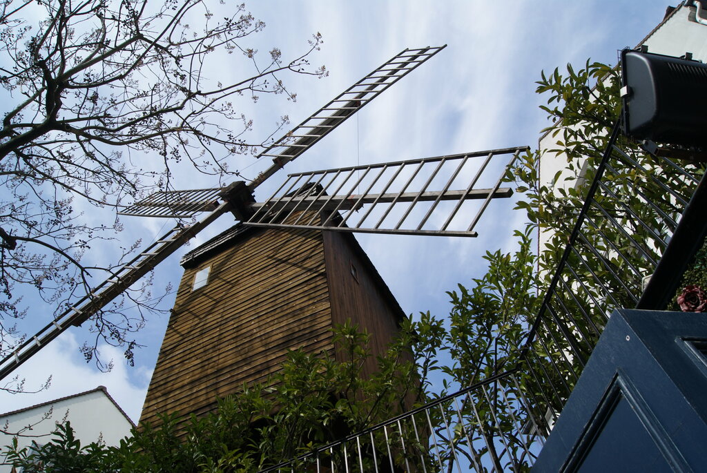 Turistik yerler Moulin de la Galette genannt Blute-fin, Paris, foto