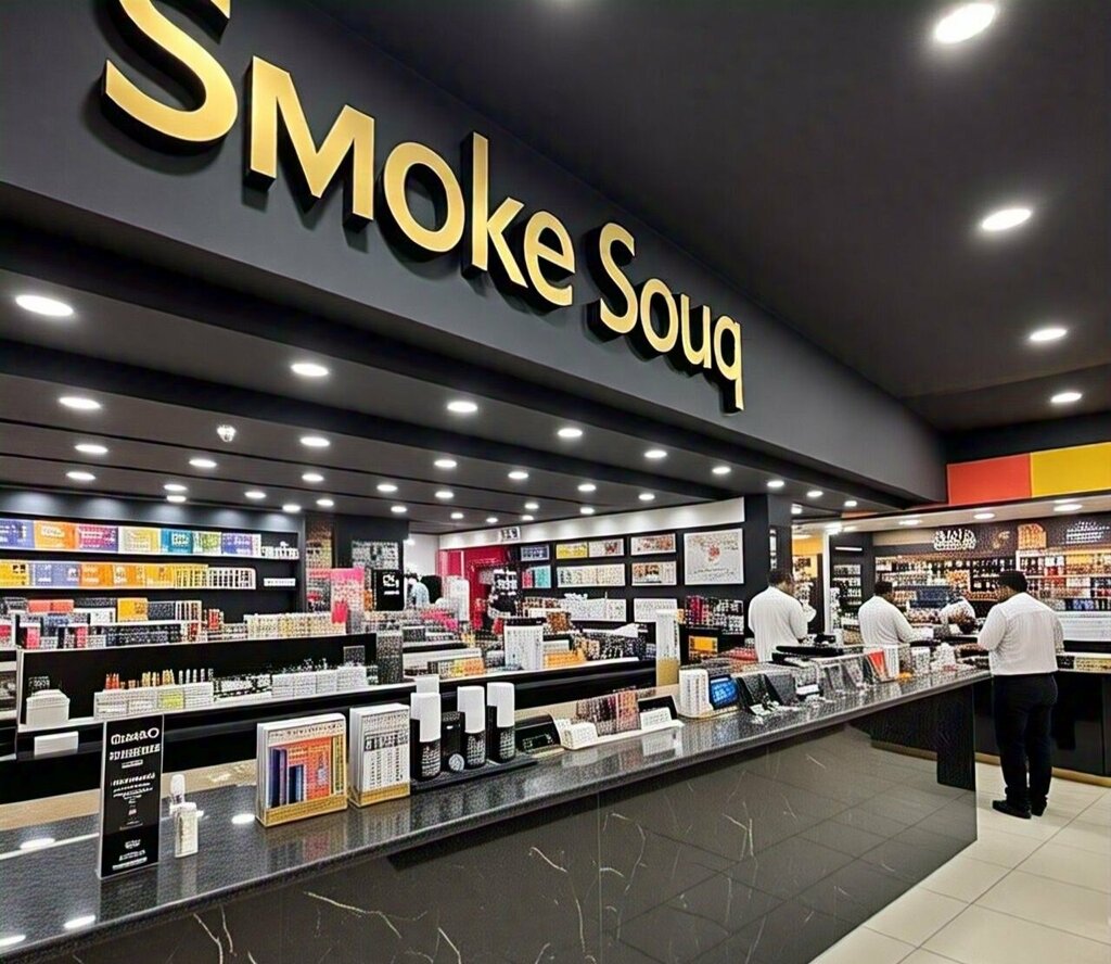 Tütün, sigara mağazaları Smoke Souq, Dubai, foto