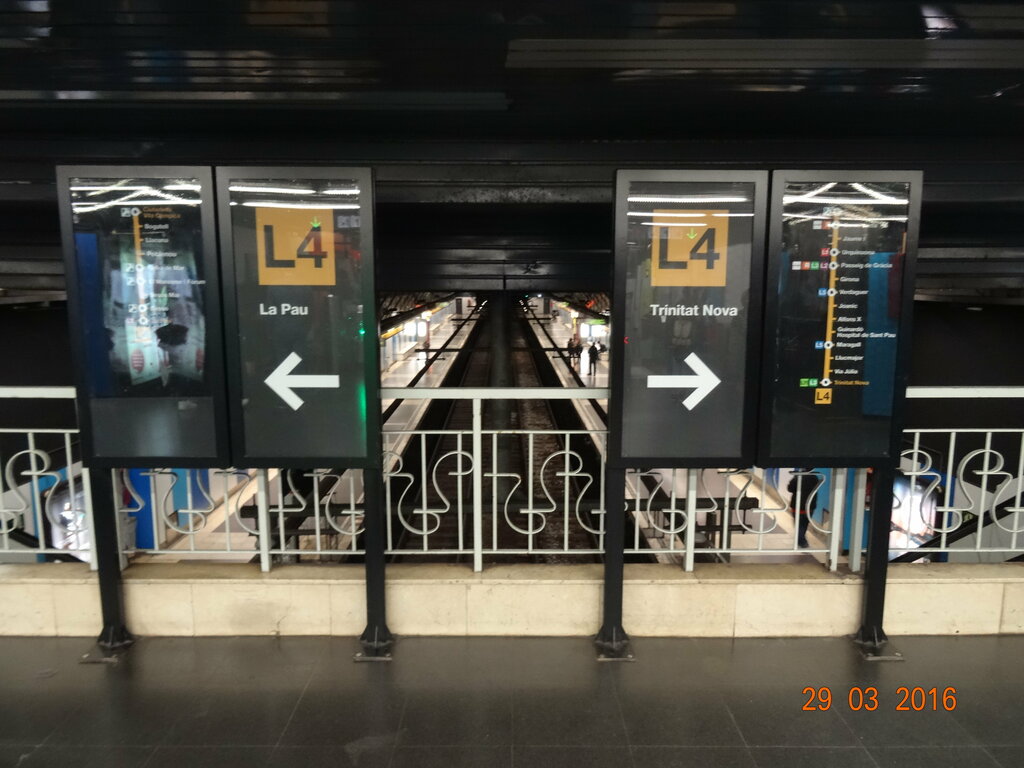Metro istasyonu metro Ciutadella – Vila Olímpica, Barselona, foto
