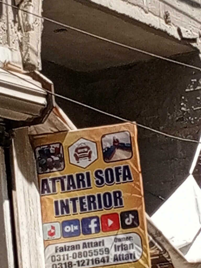 Özel mobilya yapımı Attari sofa, Karaçi, foto