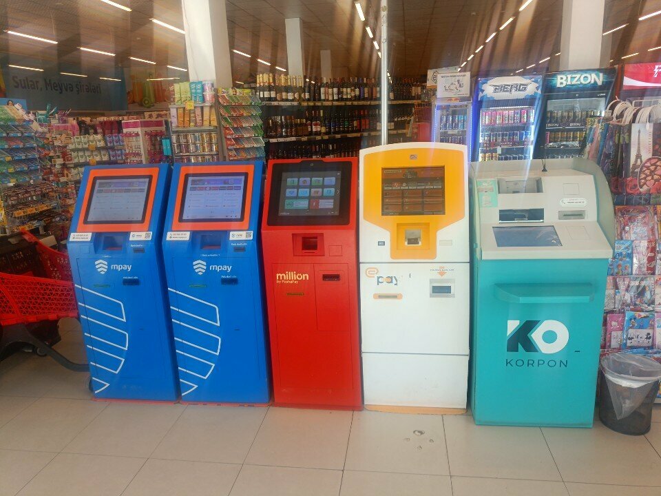 Ödeme terminali MilliÖn, Bakü, foto