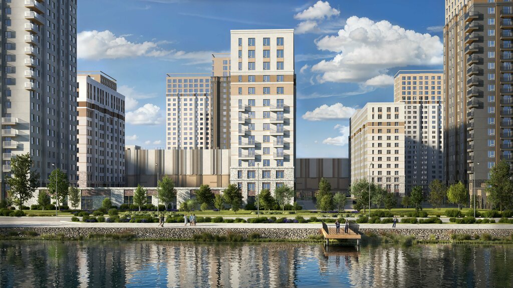 Konut blokları Чистые пруды, Tiumen, foto