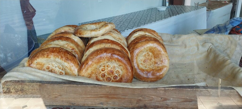 Fast food Kiosk selling samsa, Taşkent, foto