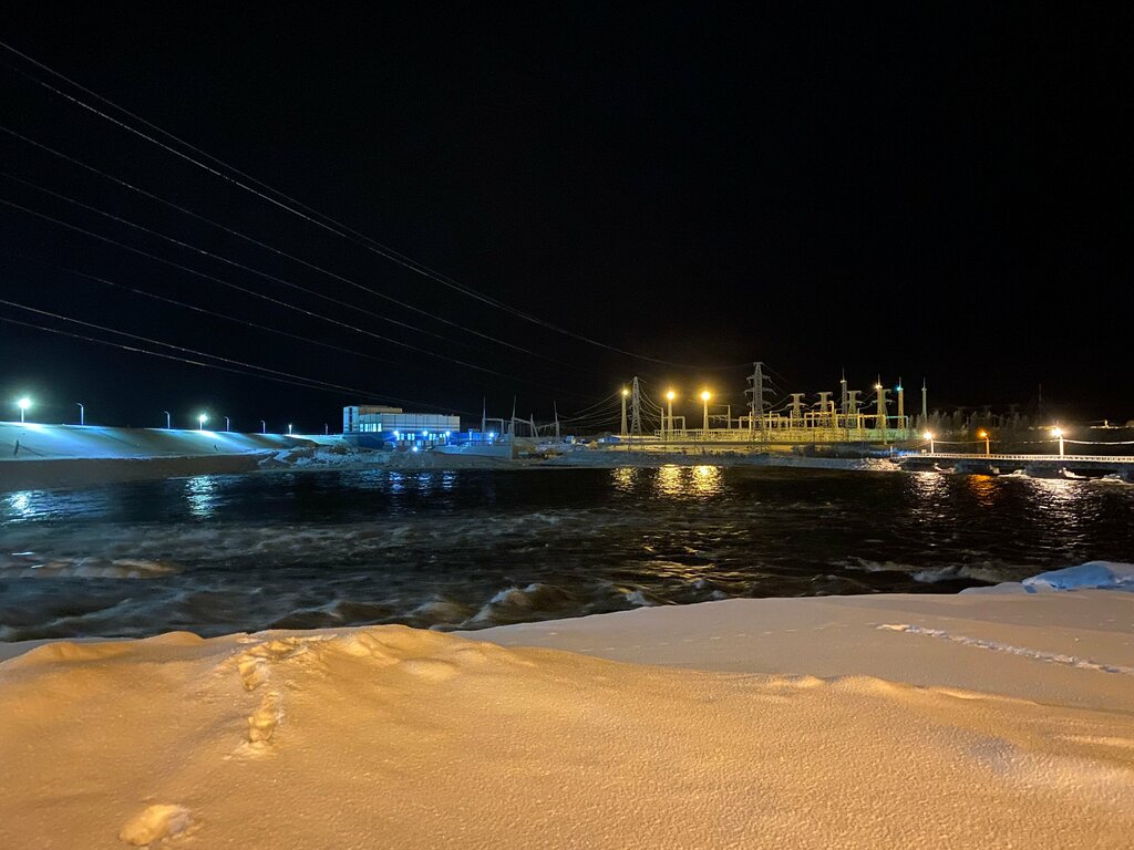 Elektrik santrali Beloporozhskaya HPP, Karelya, foto