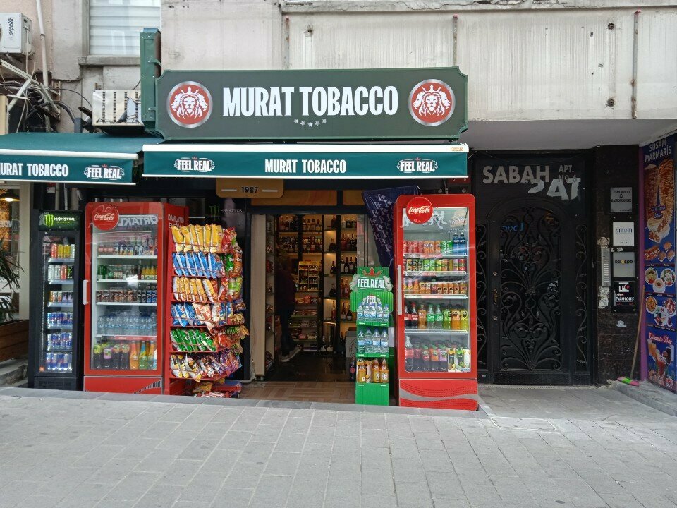 Tütün, sigara mağazaları Murat Tobacco, İstanbul, foto