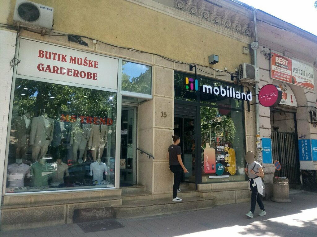 Cep telefonu ve aksesuarları satış mağazaları Mobilland, Novi Sad, foto
