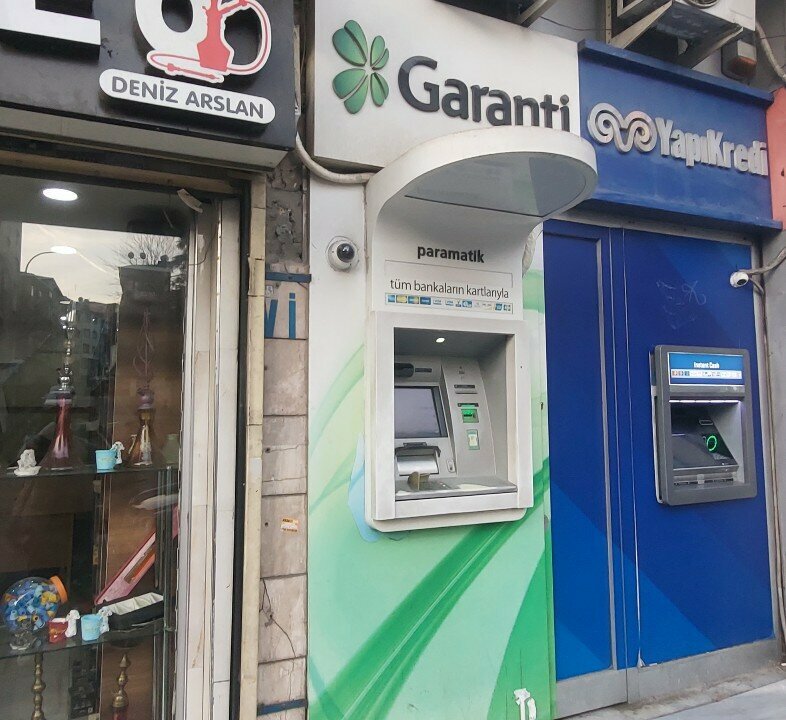 ATM'ler Garanti BBVA ATM, İstanbul, foto