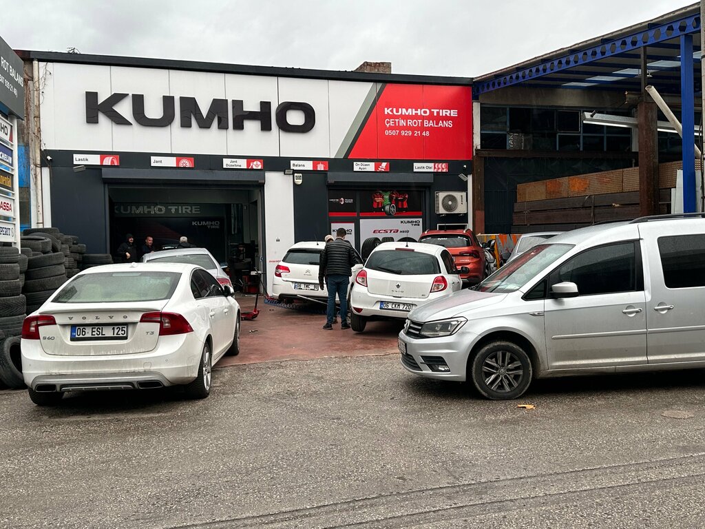 Jant ve lastikçiler Çetin Rot Balans Kumho Tire, Ankara, foto