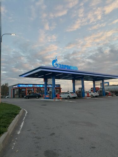 Benzin istasyonu Gazpromneft, Voronejskaya oblastı, foto
