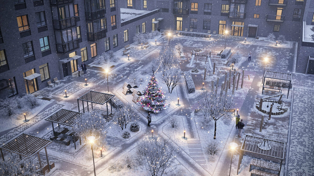 Konut blokları Сити Квартал Кецховели, Krasnoyarsk, foto