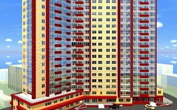 Konut blokları Крылья Ростова, Rostov‑na‑Donu, foto