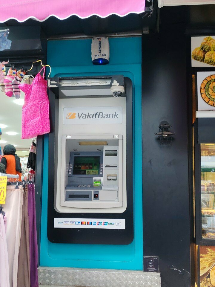 ATM'ler Vakıfbank ATM, İstanbul, foto