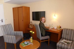 Haus Hansa (Parkstraße No:36, Bad Salzuflen), otel  Herford'dan