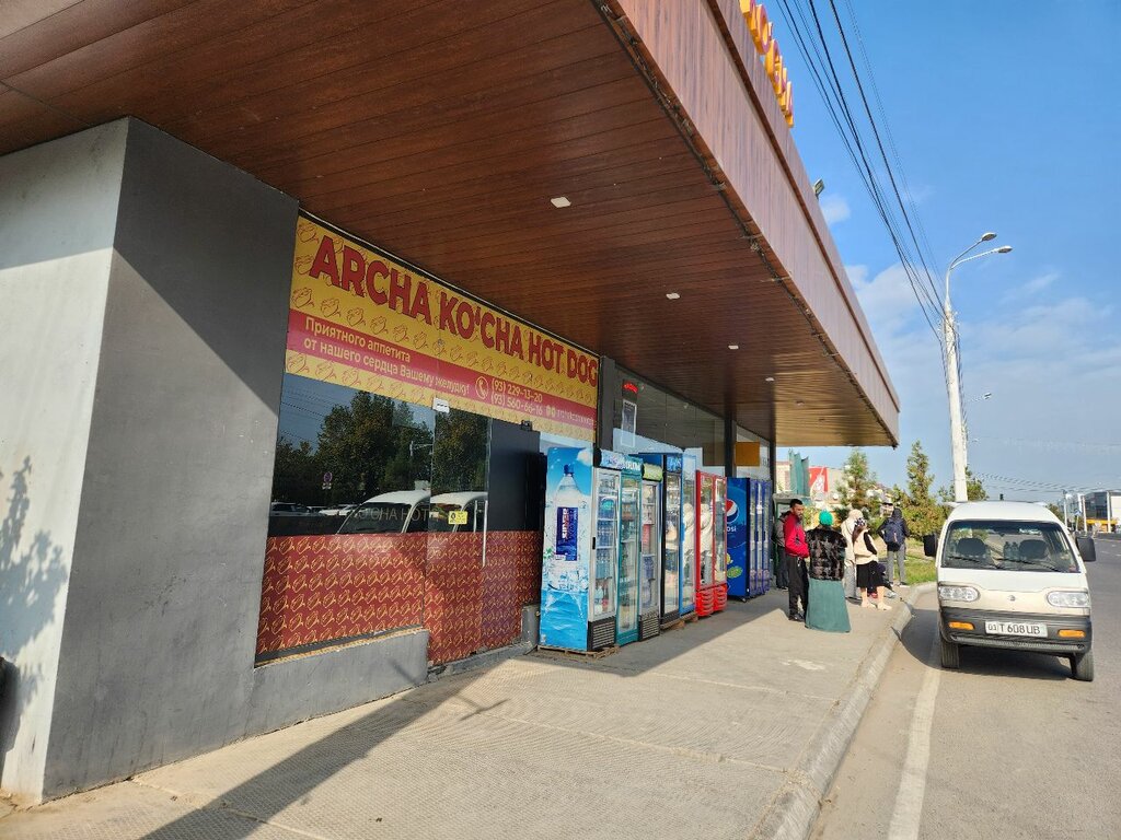 Fast food Archa ko'cha hot dog, Taşkent, foto