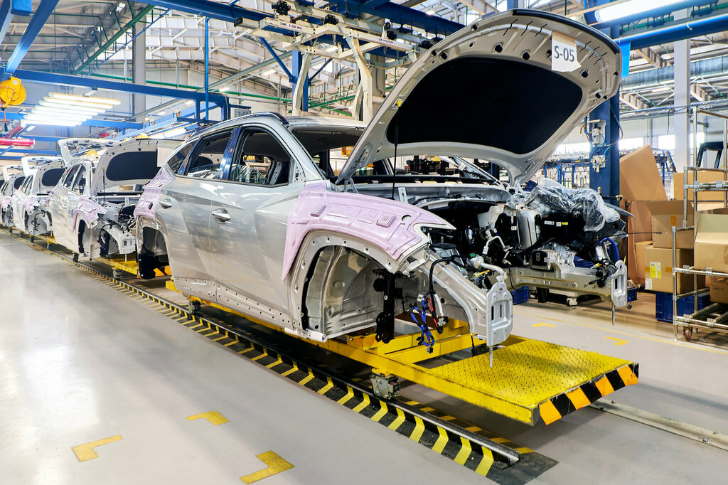 Otomobil fabrikaları Hyundai Trans, Almatı, foto