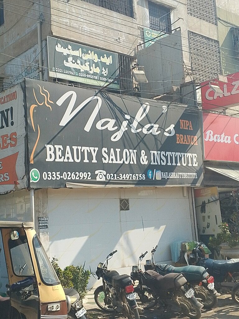 Kuaför meslek eğitimi Najla's Beauty College, Karaçi, foto