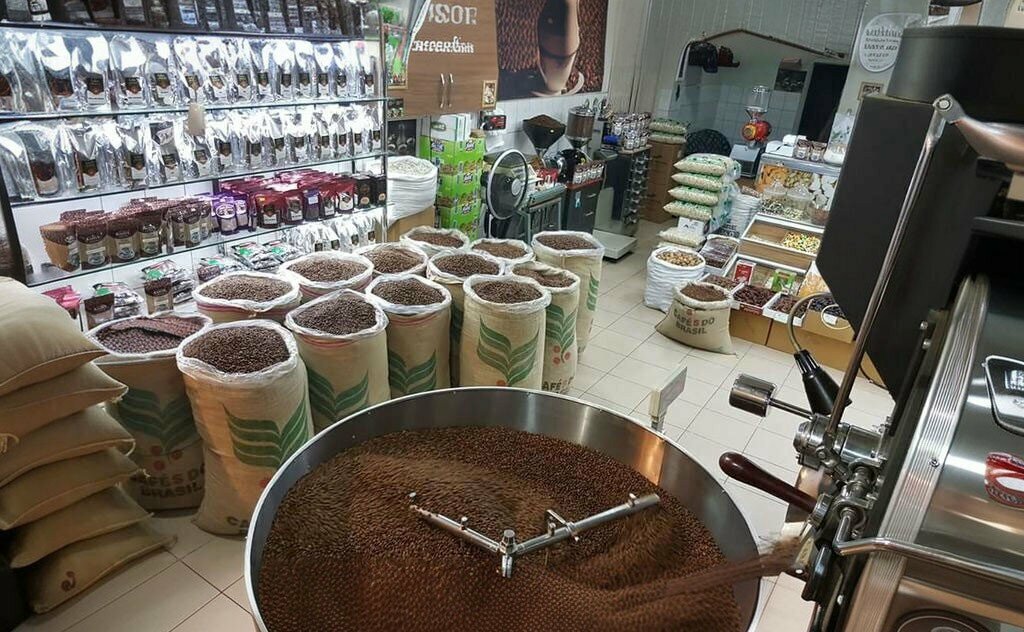 Kahve dükkanları Kahve İskelesi, Bursa, foto