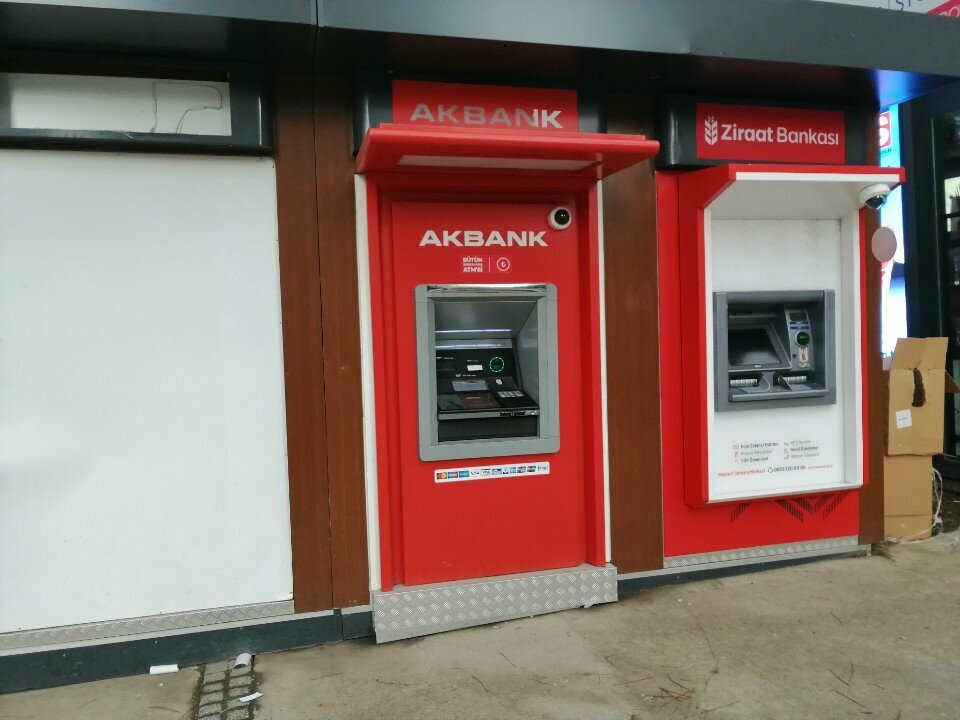 ATM'ler Akbank ATM, İstanbul, foto